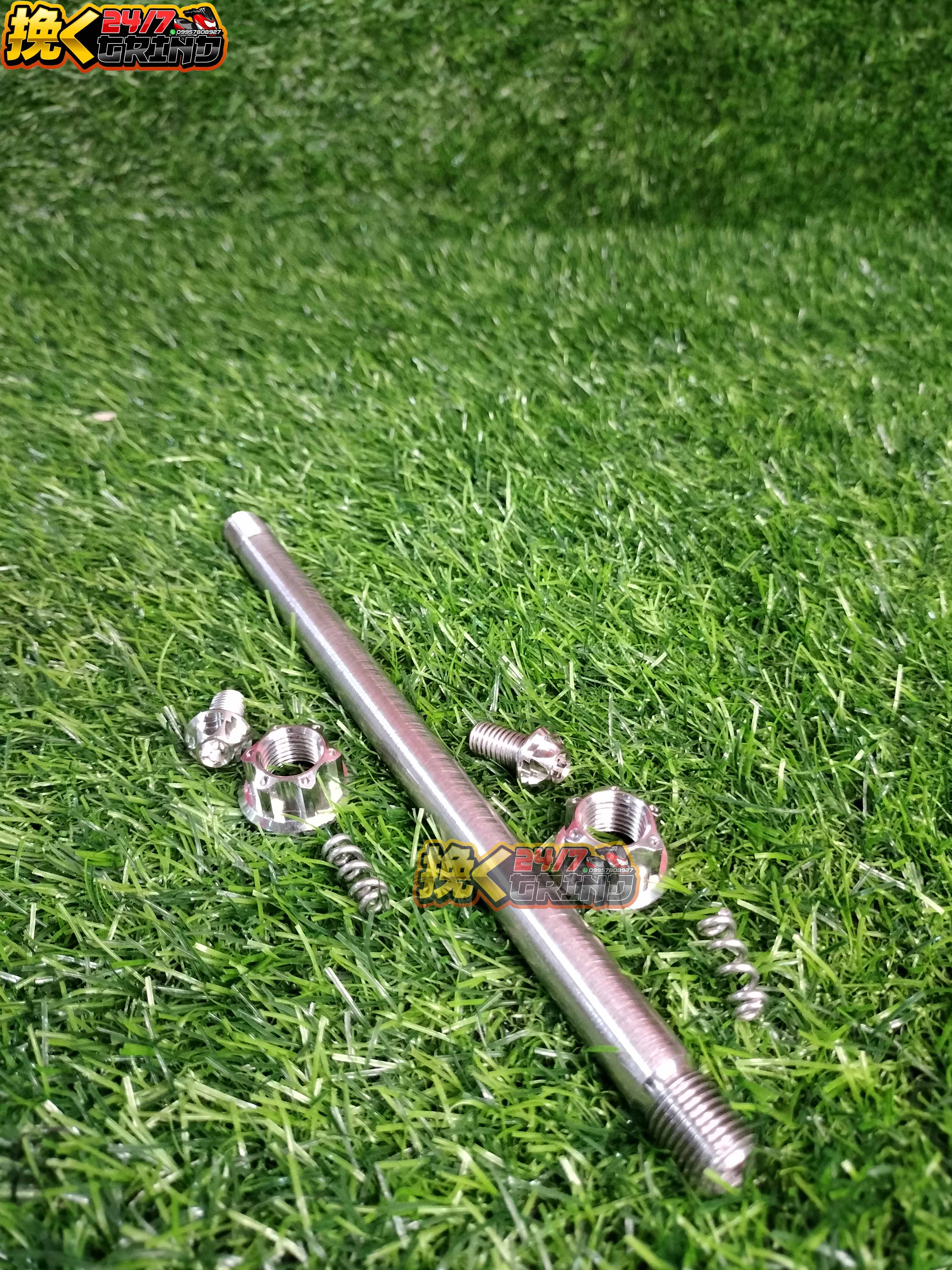 CNC AXLE WHITE NMAX / WAVE / RAIDER / MIO / CLICK / AEROX THAILAND MADE ...