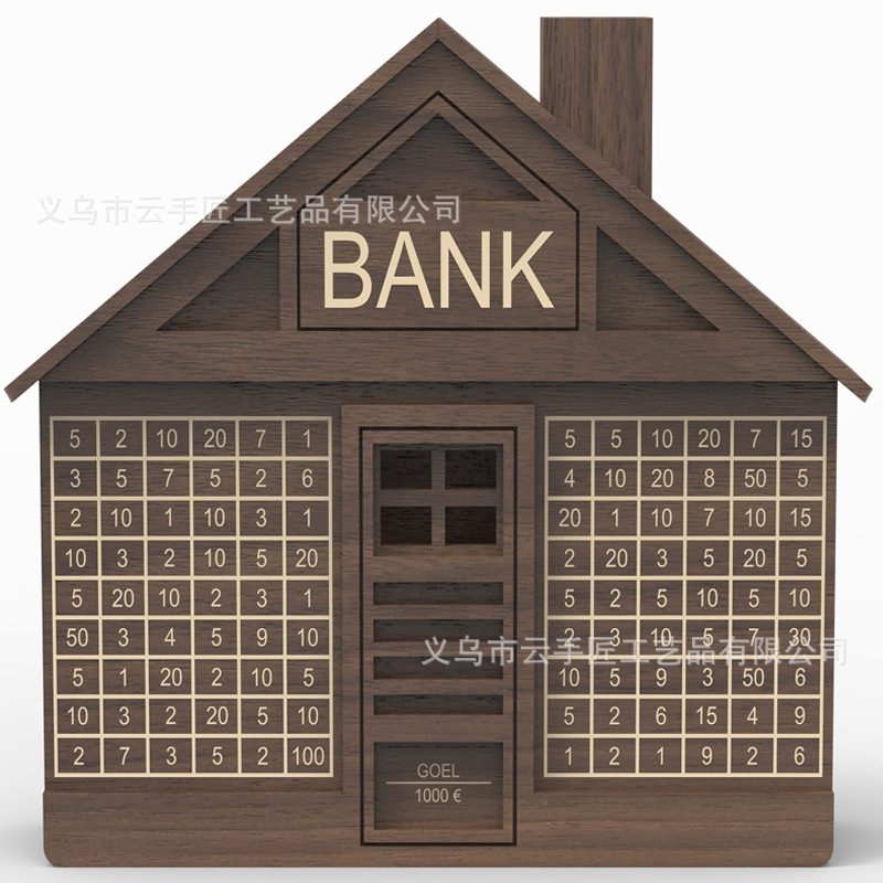 OXO New Product Money with Counter Wooden House Quality Counter Coin ...
