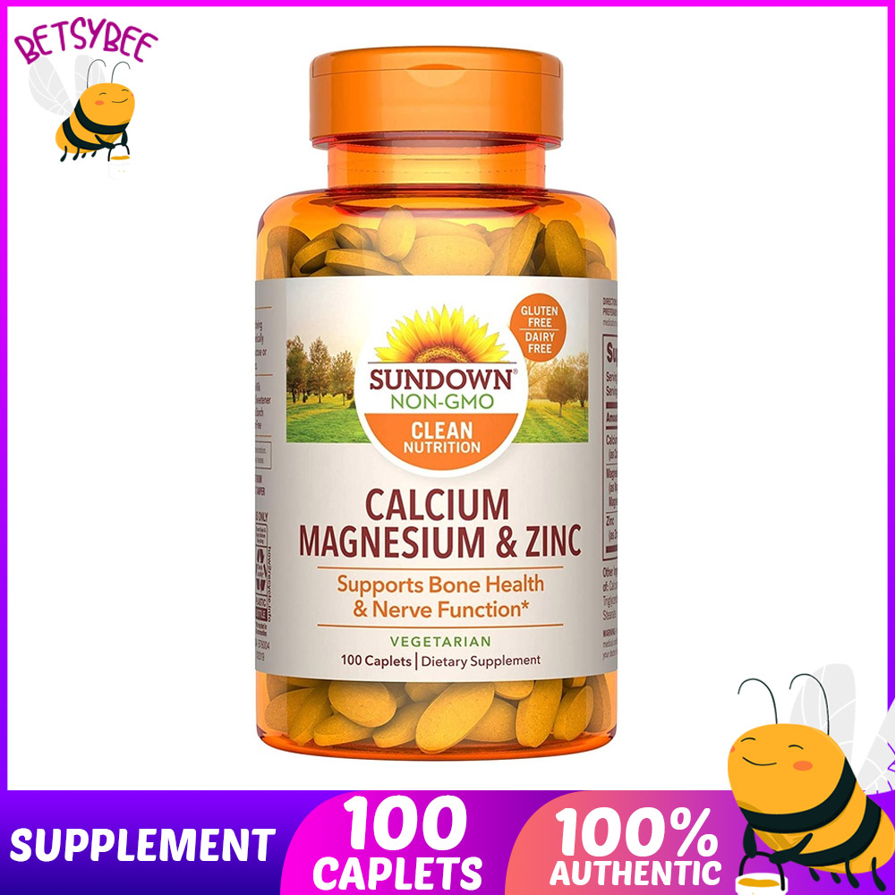 Sundown Calcium Magnesium & Zinc 100 Caplets | Lazada PH
