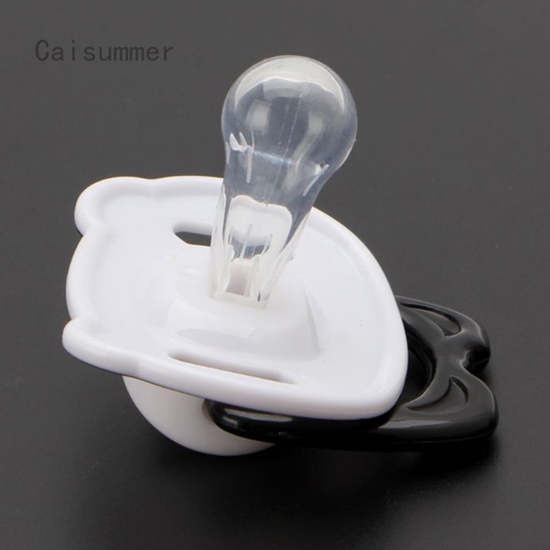 Cute animals Panda Round Pacifier flat head Nipple Silicone Feeding ...