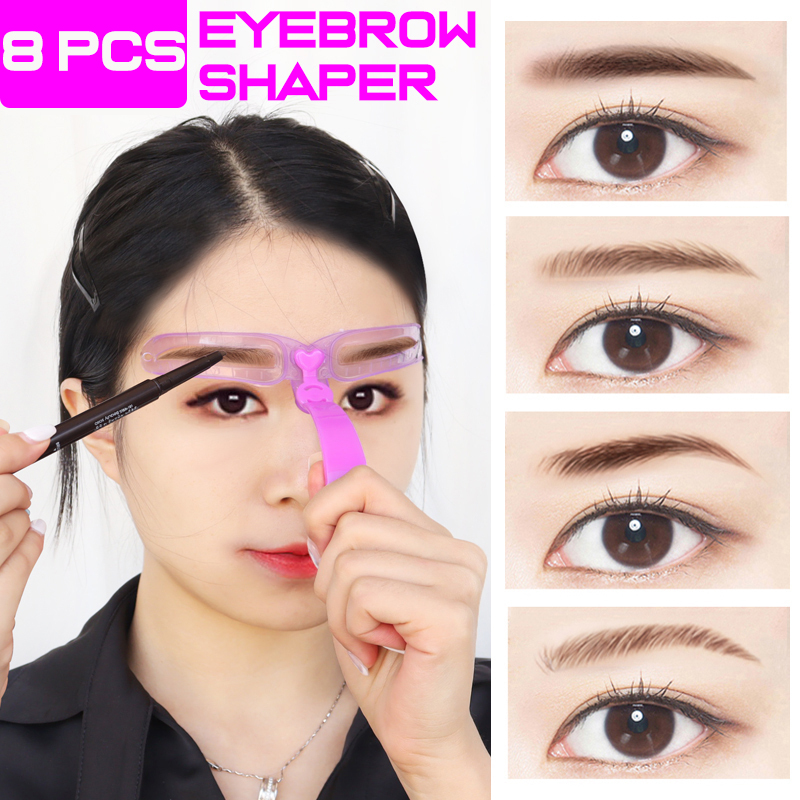 Ready Stock!!! Eyebrow Shaping Kit Reusable Template For Beginners 8 ...