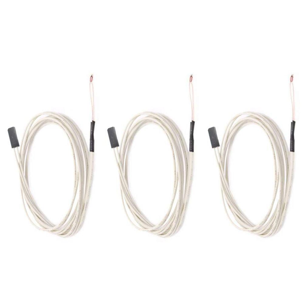 3Pcs Ntc 3950 100K Thermistor With 1 Meter Wiring And Female Pin Head ...