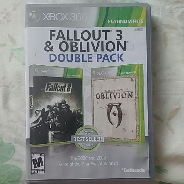 xbox 360 fallout 3 and oblivion double pack | Lazada PH