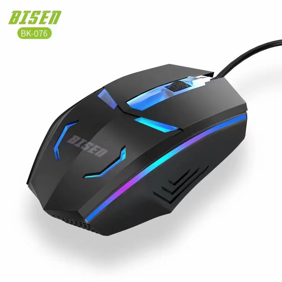 BISEN BM-220 Wireless Mouse W/ USB Receiver 2.4G Ergonomic Computer ...