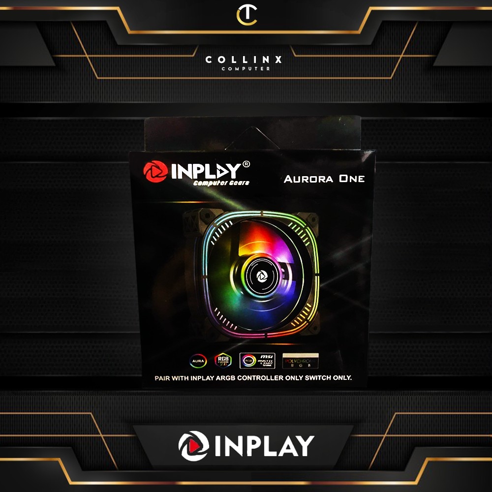Inplay Aurora Tower 3 Rgb Case Fans In 1 Kit with Remote and Hub One ...