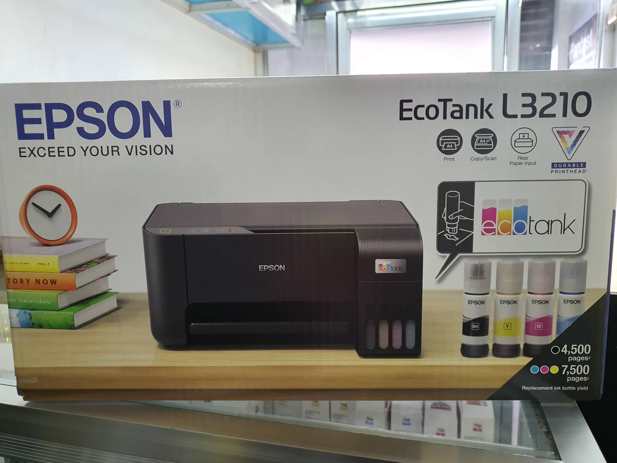 Epson L3210 3-in-One Ink Tank Printer Ready to use | Lazada PH