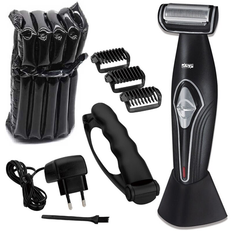 Body&Back Wet Dry Electric Shaver For Men Ball Groin Hair Trimmer ...