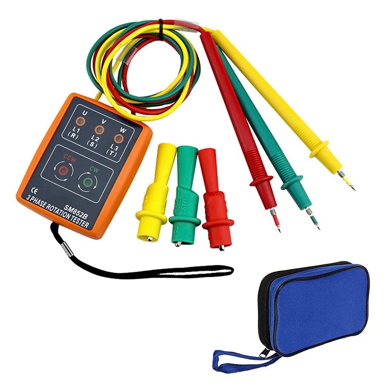 Phase Tester Rotating Field Measuring Device, 3 Phase El Sequence ...