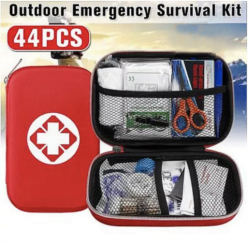 (FIRST AID SUPPLIES INCLUDED) Original Portable Mini Outdoor Emergency ...