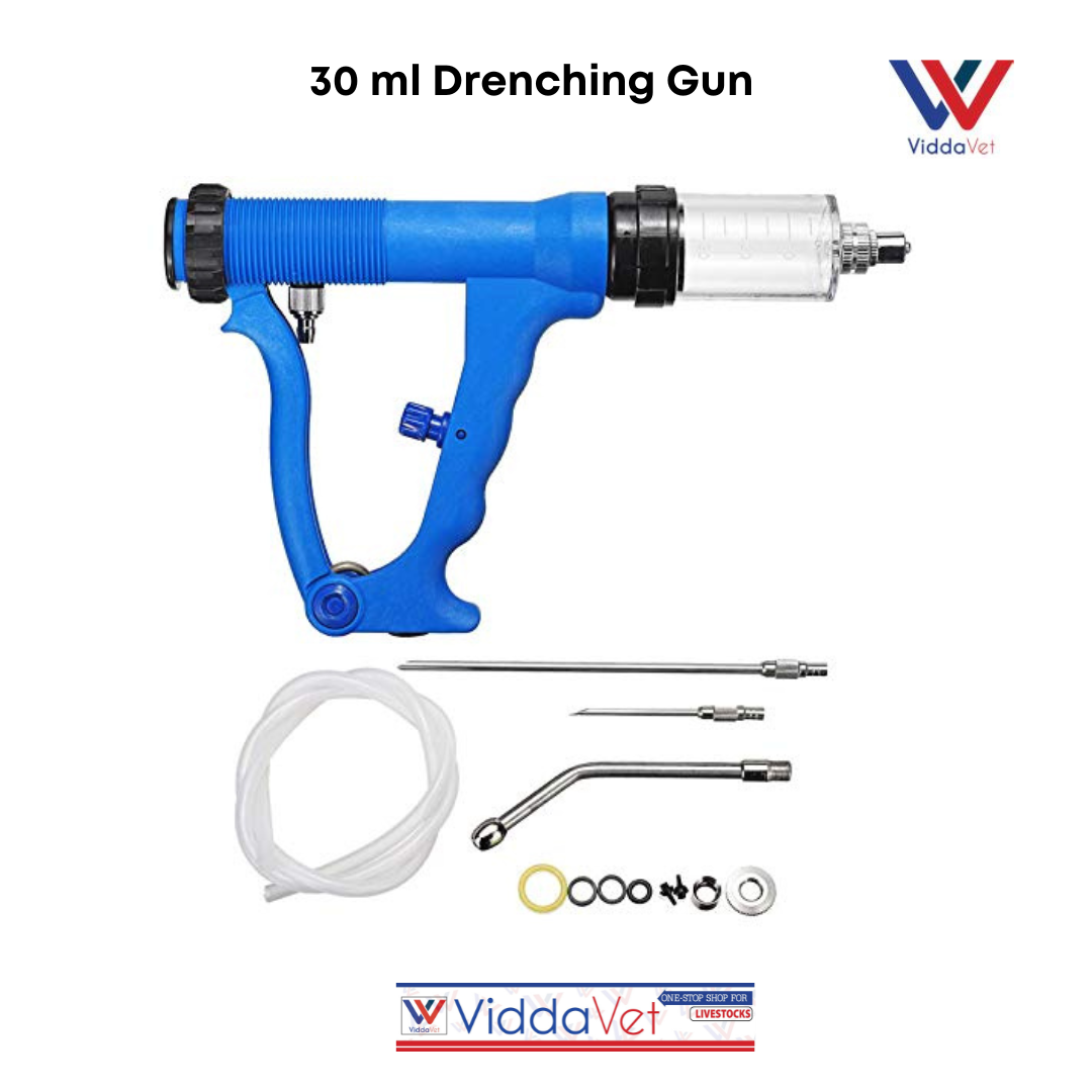 10ml/20ml/30ml/50ml Plastic Automatic Drenching Syringe 30ml drenching ...