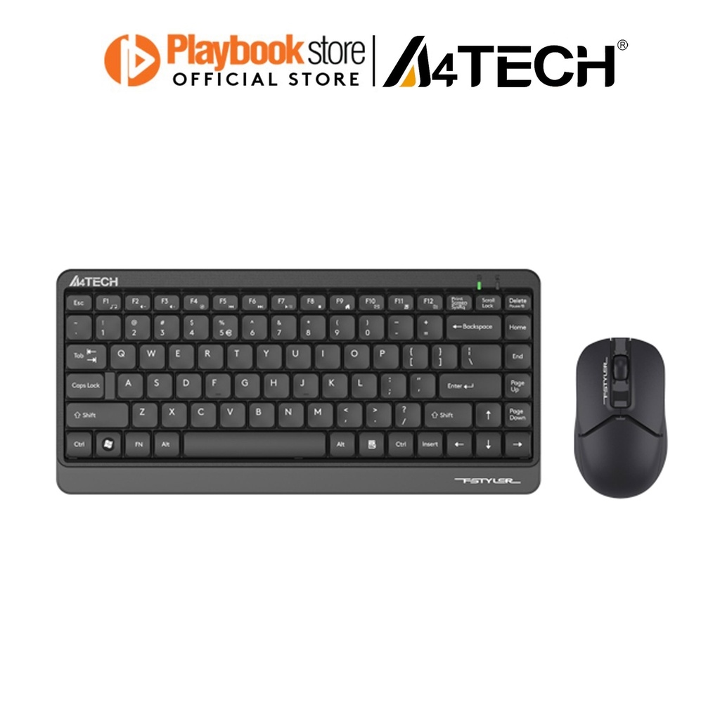 A4Tech FG1112 2.4G Power-Saving Compact Desktop Set Keyboard and Mice ...