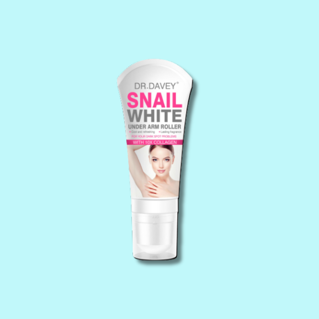 Dr Davey Snail White Underarm Roller With 10x Collagen Underarm ...