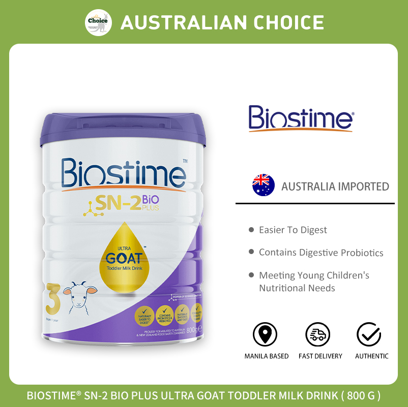 Biostime Sn-2 Bio Plus Ultra Goat Toddler Milk Drink Stage 3 800g ...