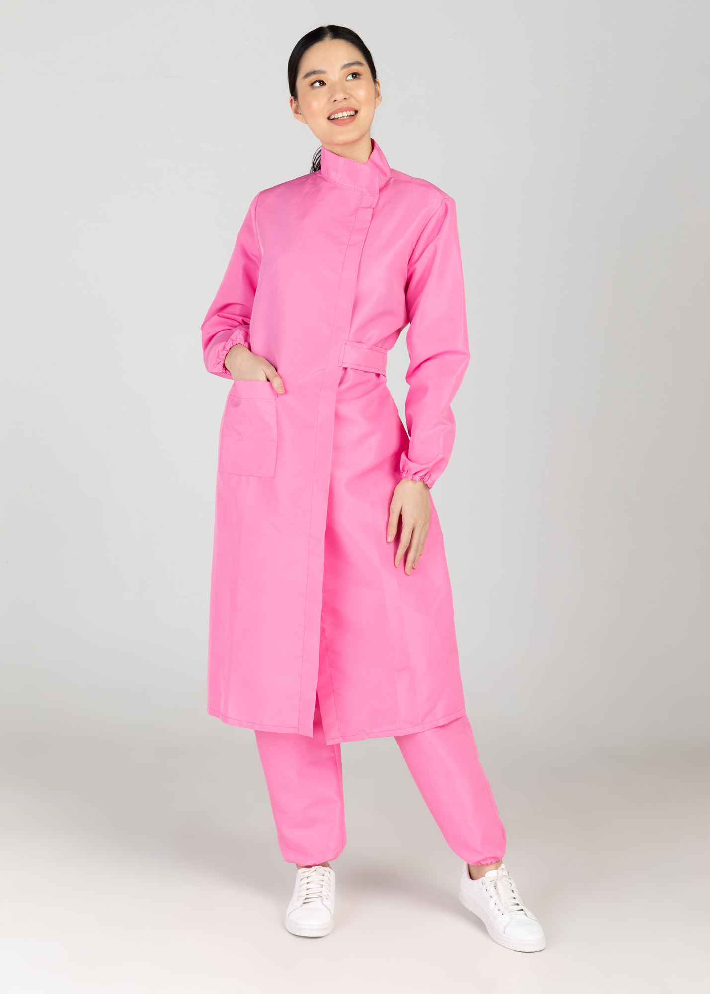 "FASHIONABLE" PINK PPE Gown ONLY - Lab Gown - Isolation Gown (Reusable ...