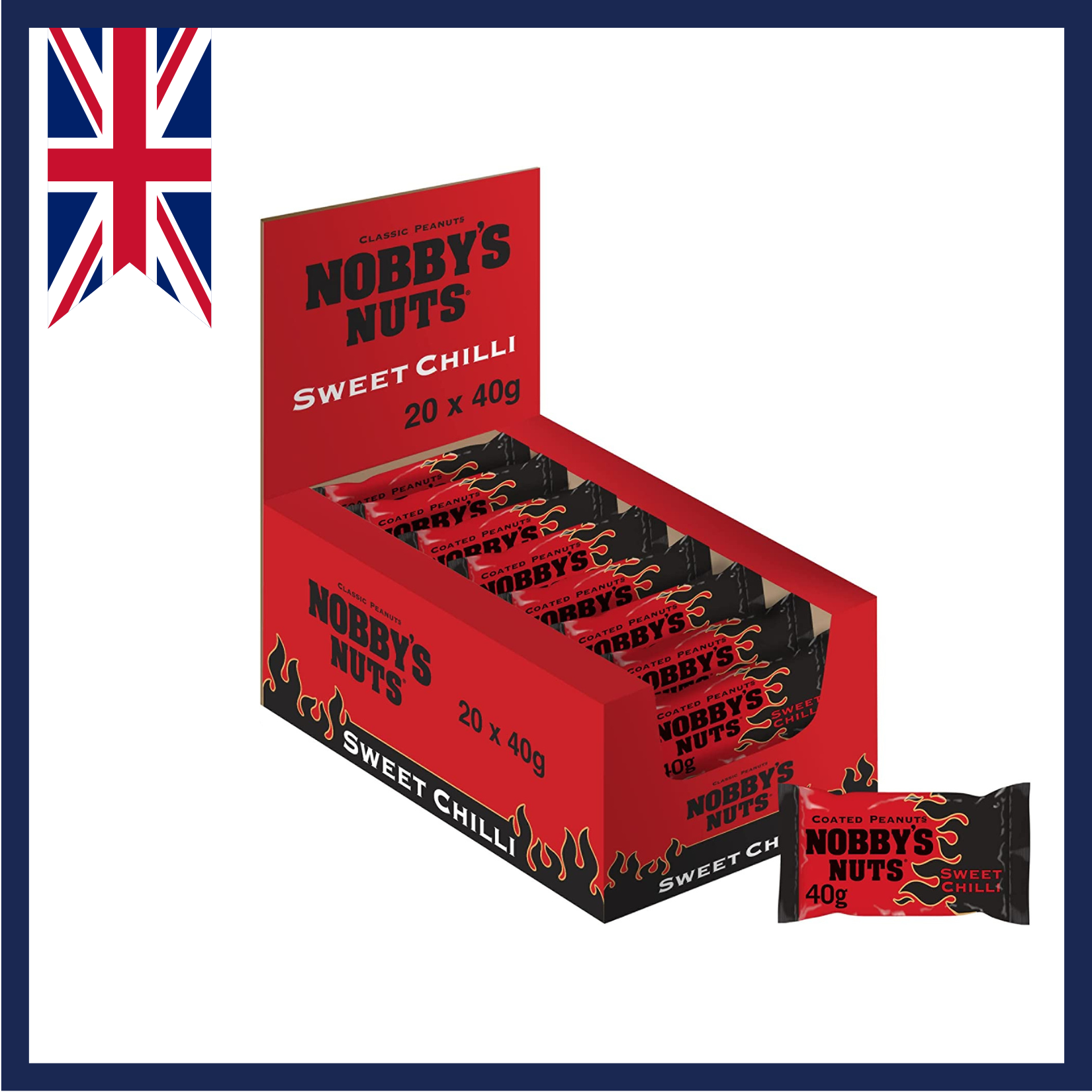 Nobby's Nuts Classic Peanuts Sweet Chilli 20 Packs x 40 g | Lazada PH