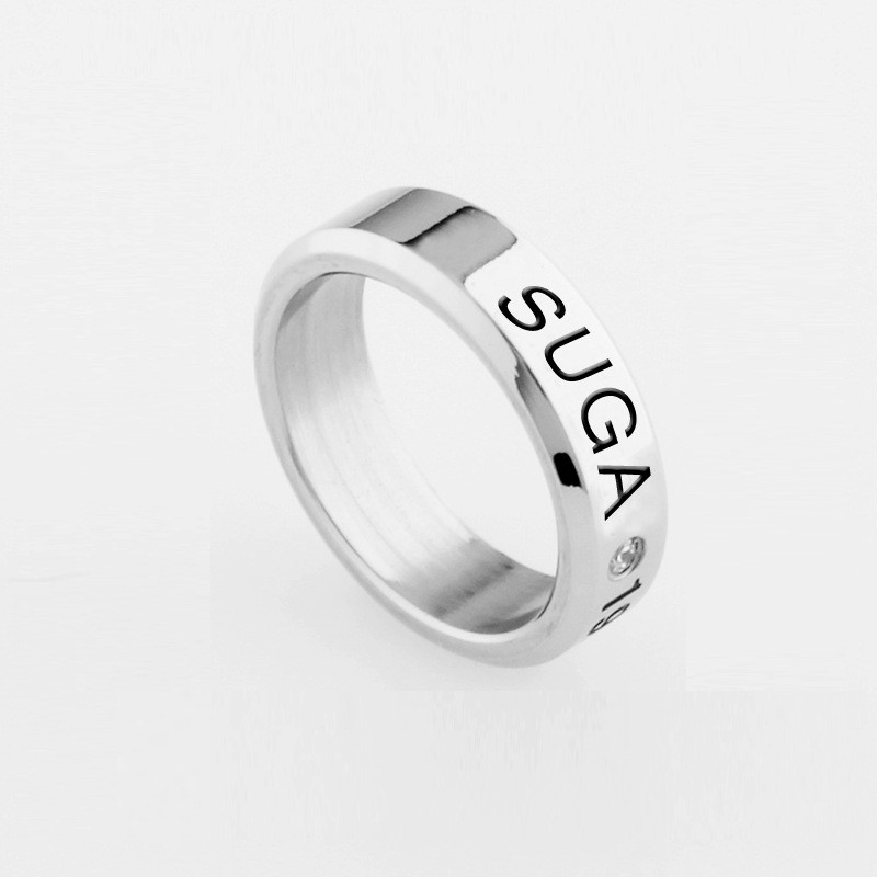 KPOP BTS Member Titanium Steel Ring JIMIN SUGA J-HOPE V | Lazada PH