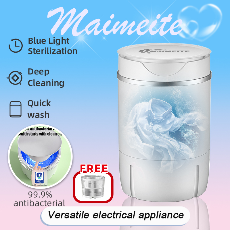 MAIMEITE Small Mini Washing Machine With Dryer Portable 4.5Kg Can Wash ...