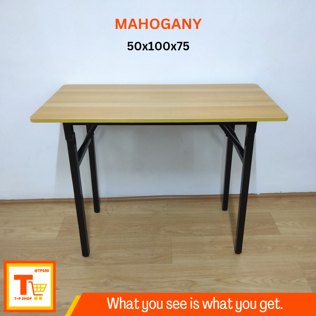 FOLDABLE TABLE - DINING TABLE / OFFICE TABLE / STUDY TABLE (MAHOGANY ...
