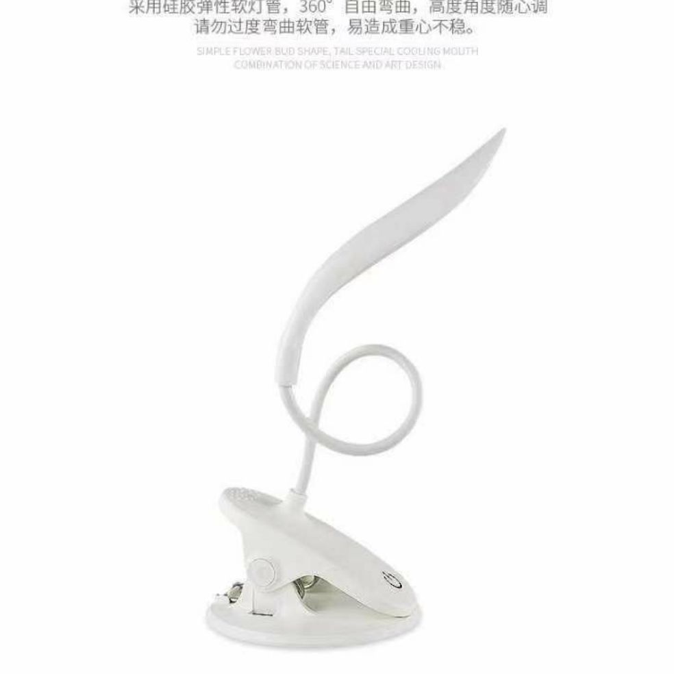 Clip Wireless Table Lamp Study 3 Modes Touch Rechargeable LED Reading ...