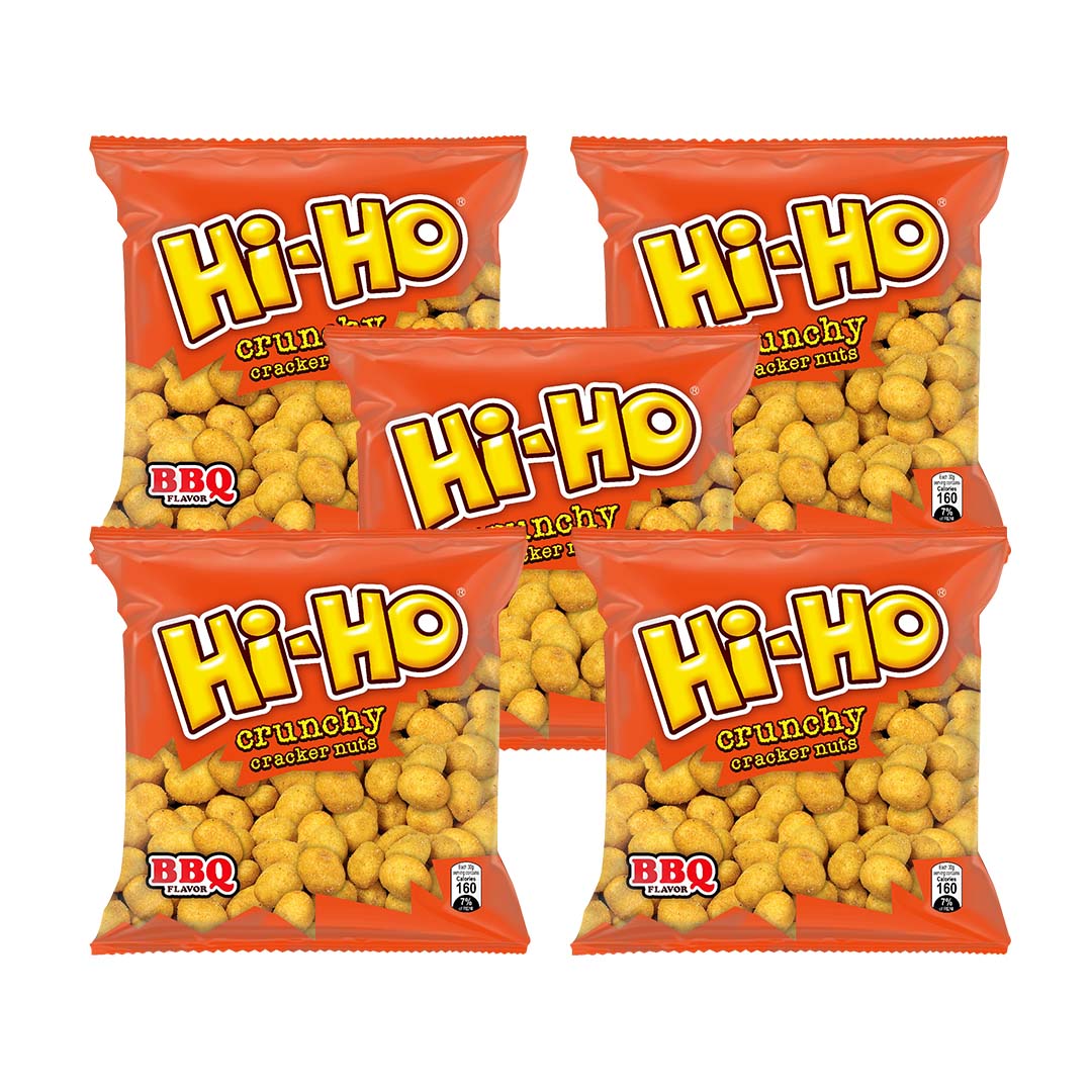 HI-HO Crunchy Cracker Nuts BBQ 70g x 5 | Lazada PH