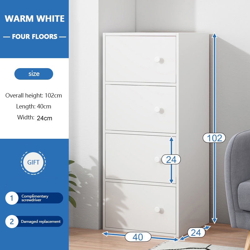 4/5 layers Locker Bookcase Simple Home Living Room Locker Simple Modern ...