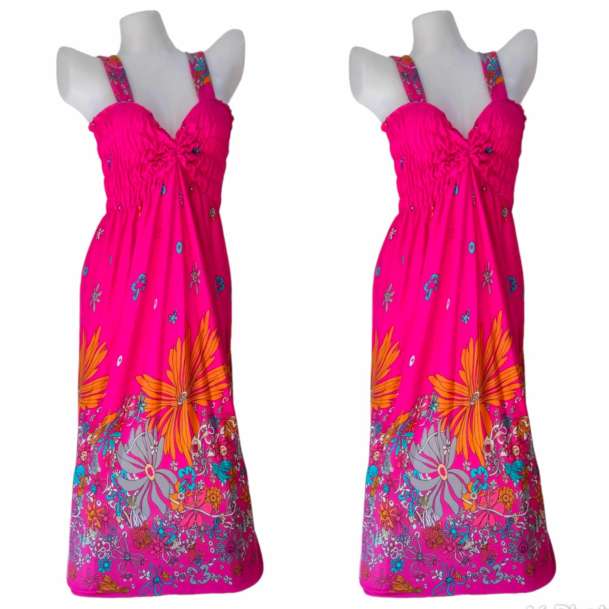 CLEAVAGE DRESS | LONG SMOCKED DRESS | PAMBAHAY DASTER LONG | Cotton ...