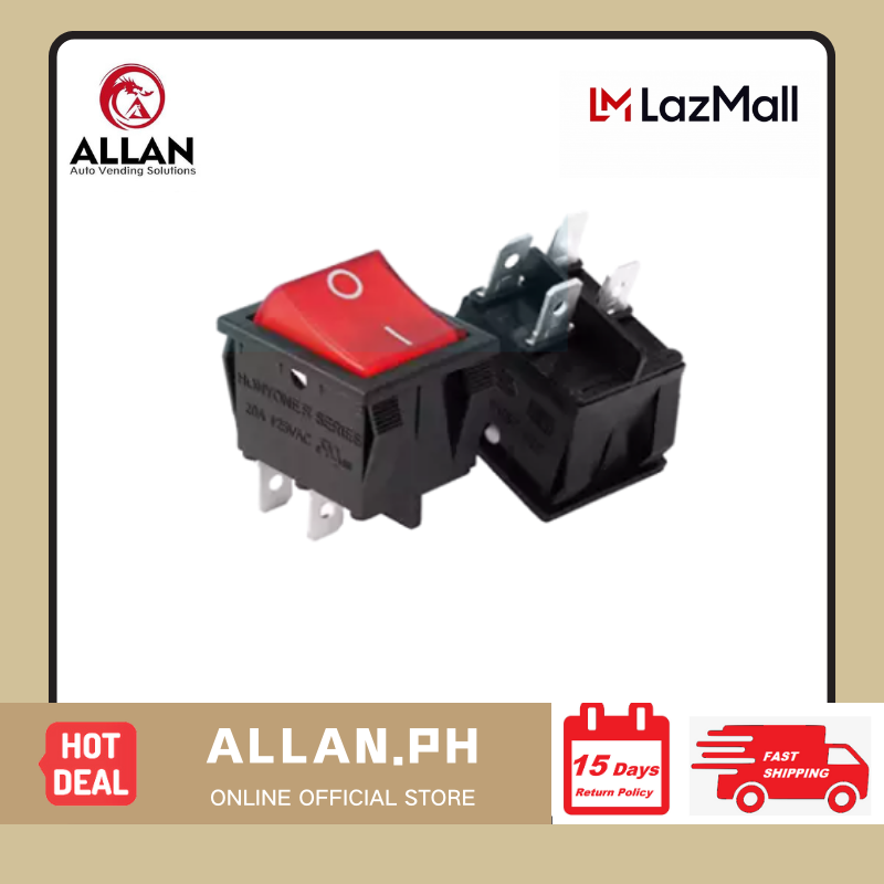 10pcs. Allan COD Motorcycle ATV Light Switch On / Off Button | Lazada PH