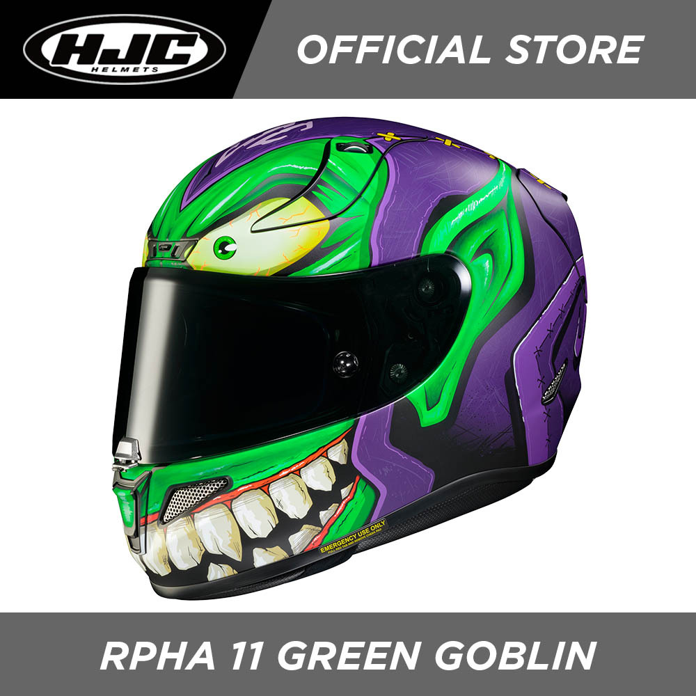 HJC Helmets RPHA 11 Green Goblin | Lazada PH