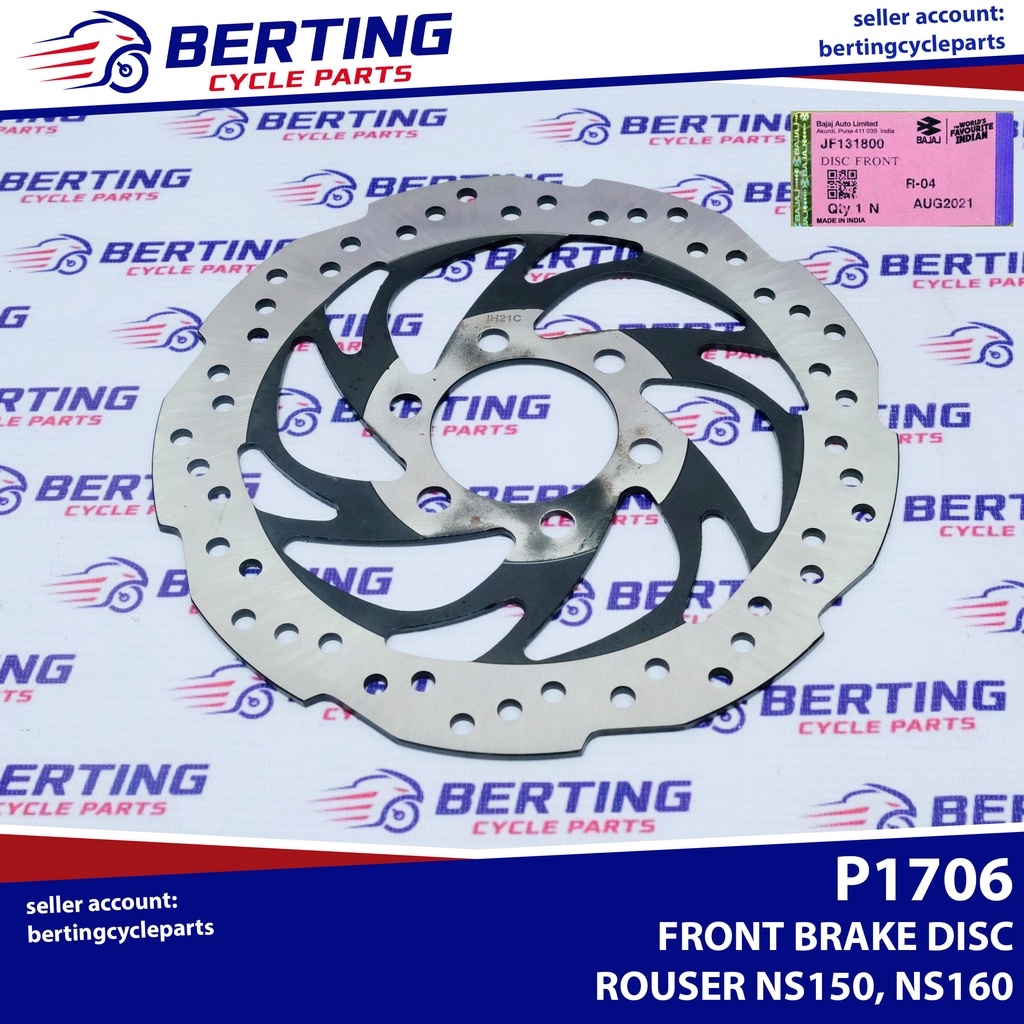 FRONT DISC BRAKE Rouser NS150 NS160 Genuine JF131800 | Lazada PH