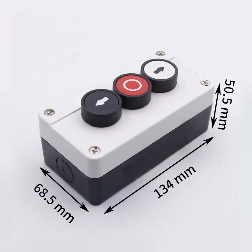 Push Button Station Up/down Arrows Stop Button Hoist Roller Shutter ...