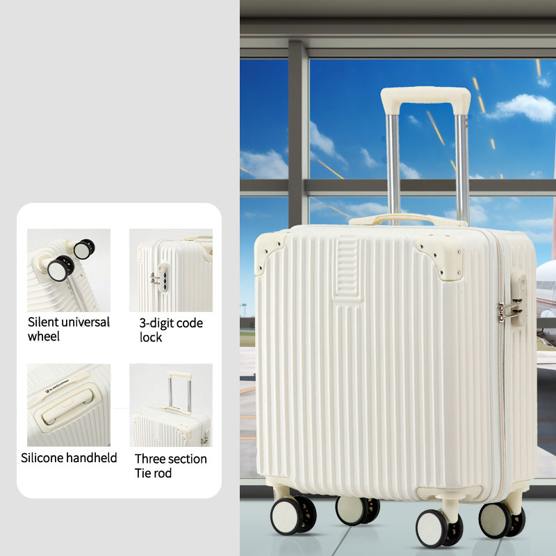 18inch Compartment Luggage Trolley Travel Bag 7kg Hand Carry Luggage ...
