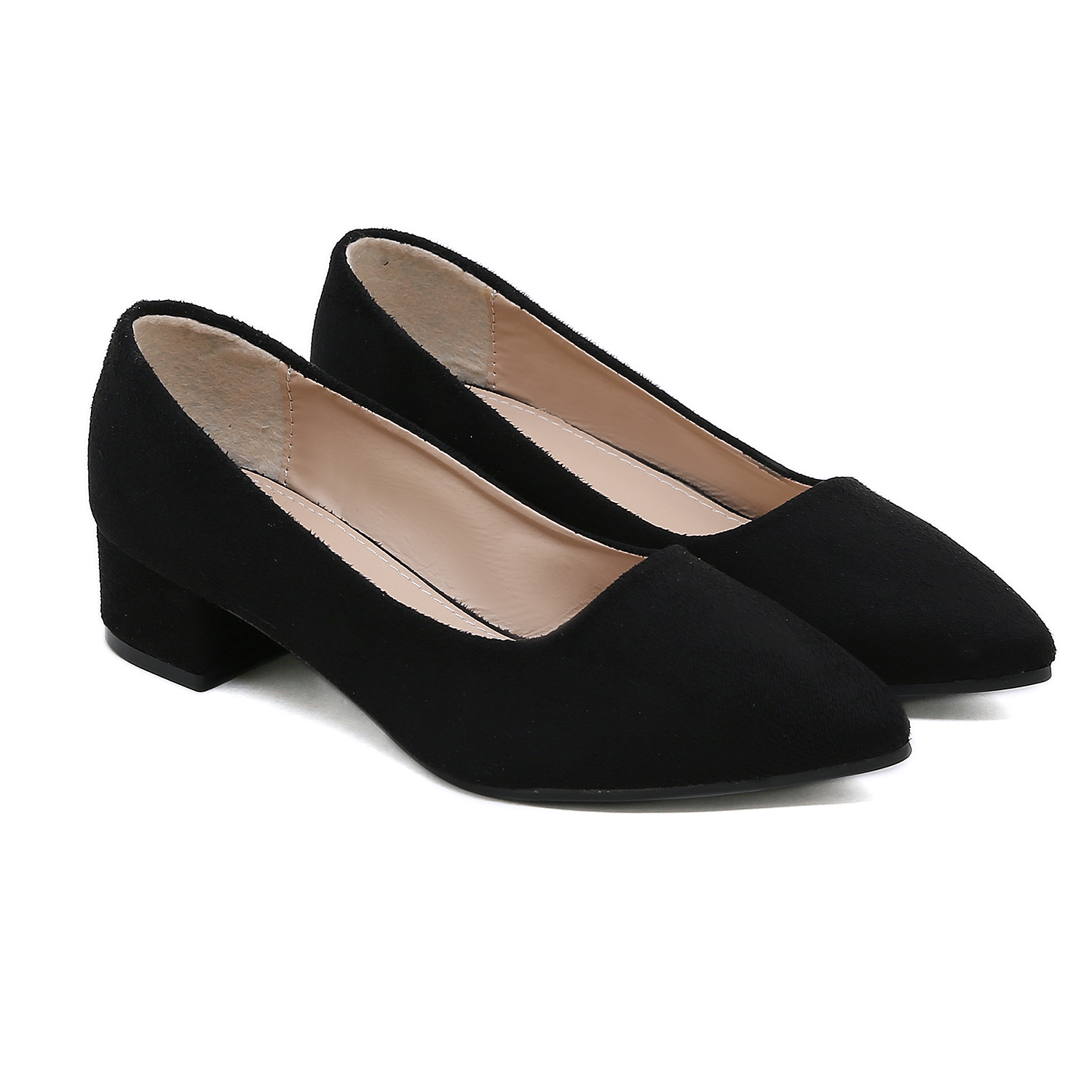 1 INCH glossy/ganmosa/leather close toe heels for women | Lazada PH