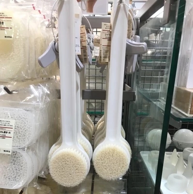 🏆 Japanese and Korean Series Japan MUJI Bath Brush muji Long Handle ...