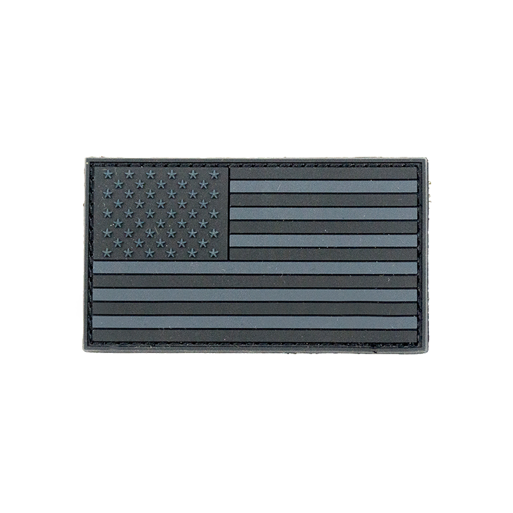 [COD]American Flag USA Military 3D PVC Rubber Patch Hook and Loop Back ...