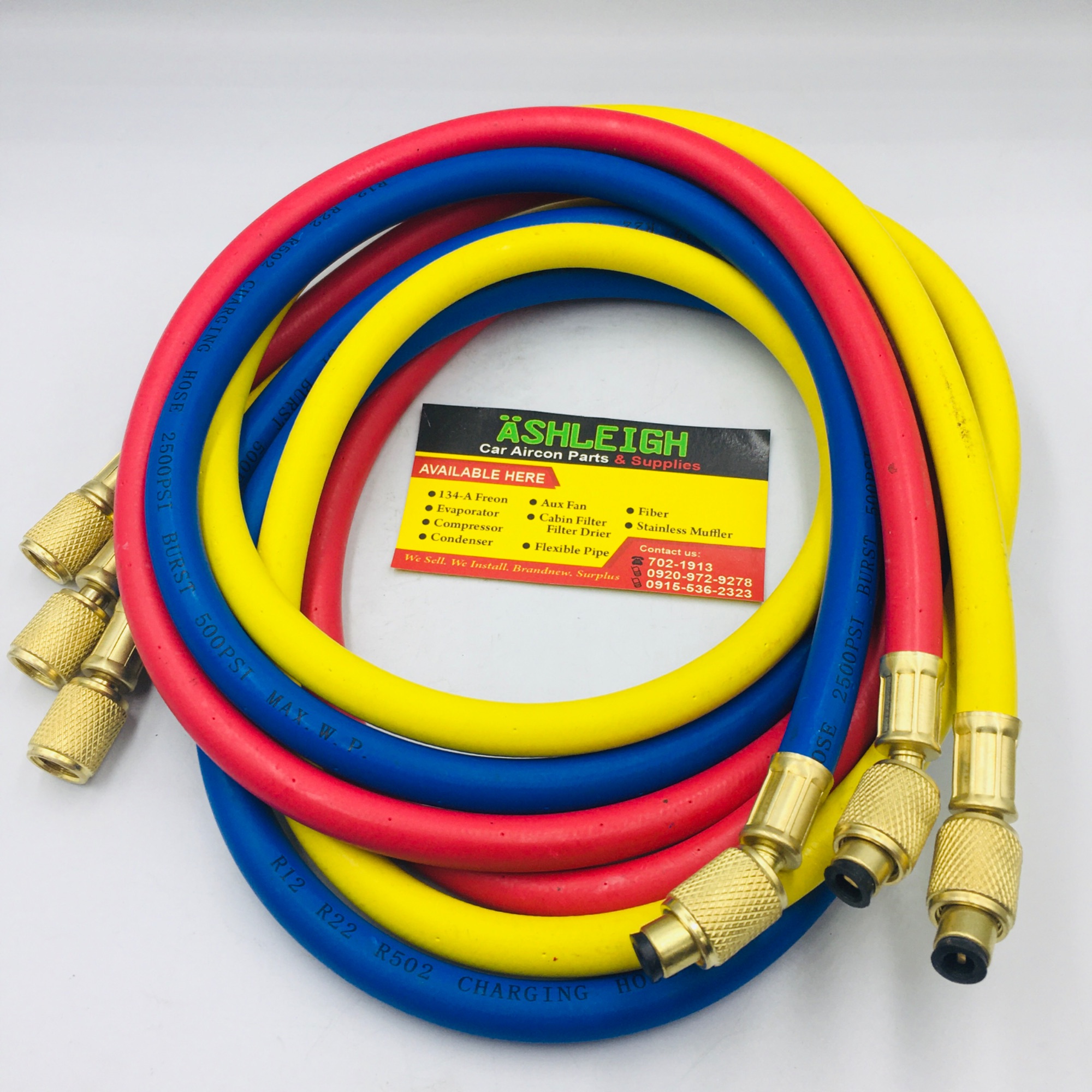 Aircon Manifold Gauge Charging Hose 1.5 meter R134a R22 Hvac Car auto ...