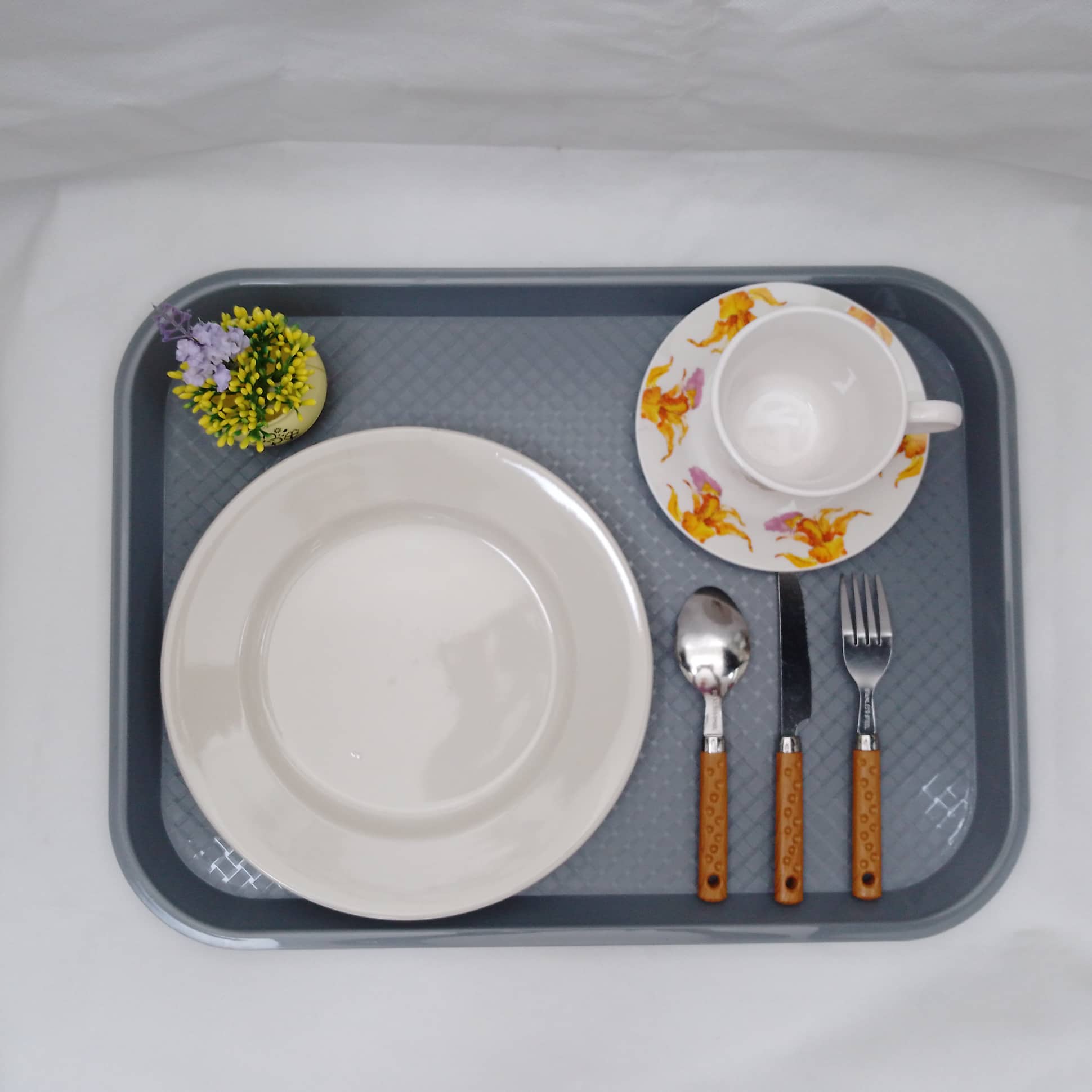 21" PLASTIC FAST FOOD TRAY / FRUIT TRAY / MULTI-PURPOSE TRAY / CANTEEN ...