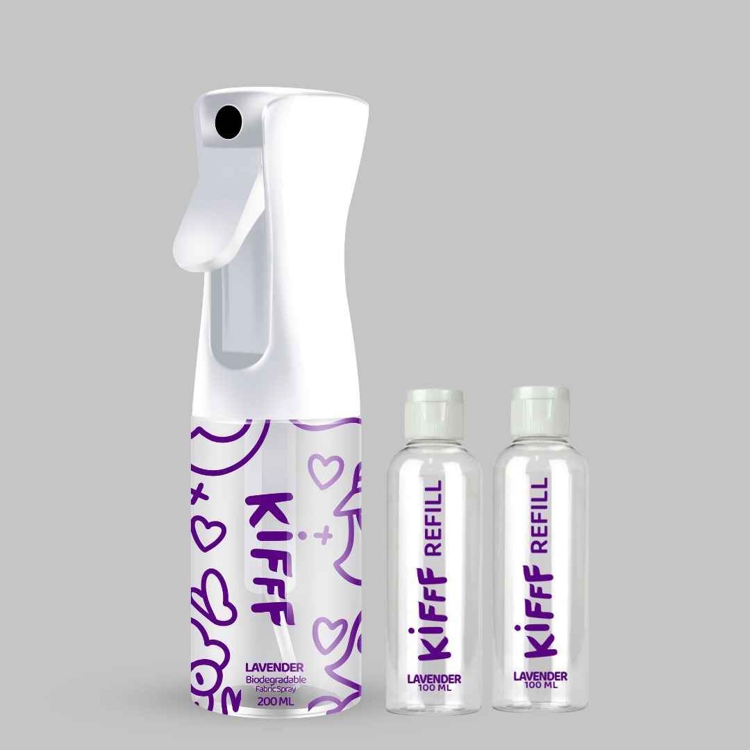 Kifff Fabric Spray (Removes Malodor, Disinfect and Reduce wrinkles ...