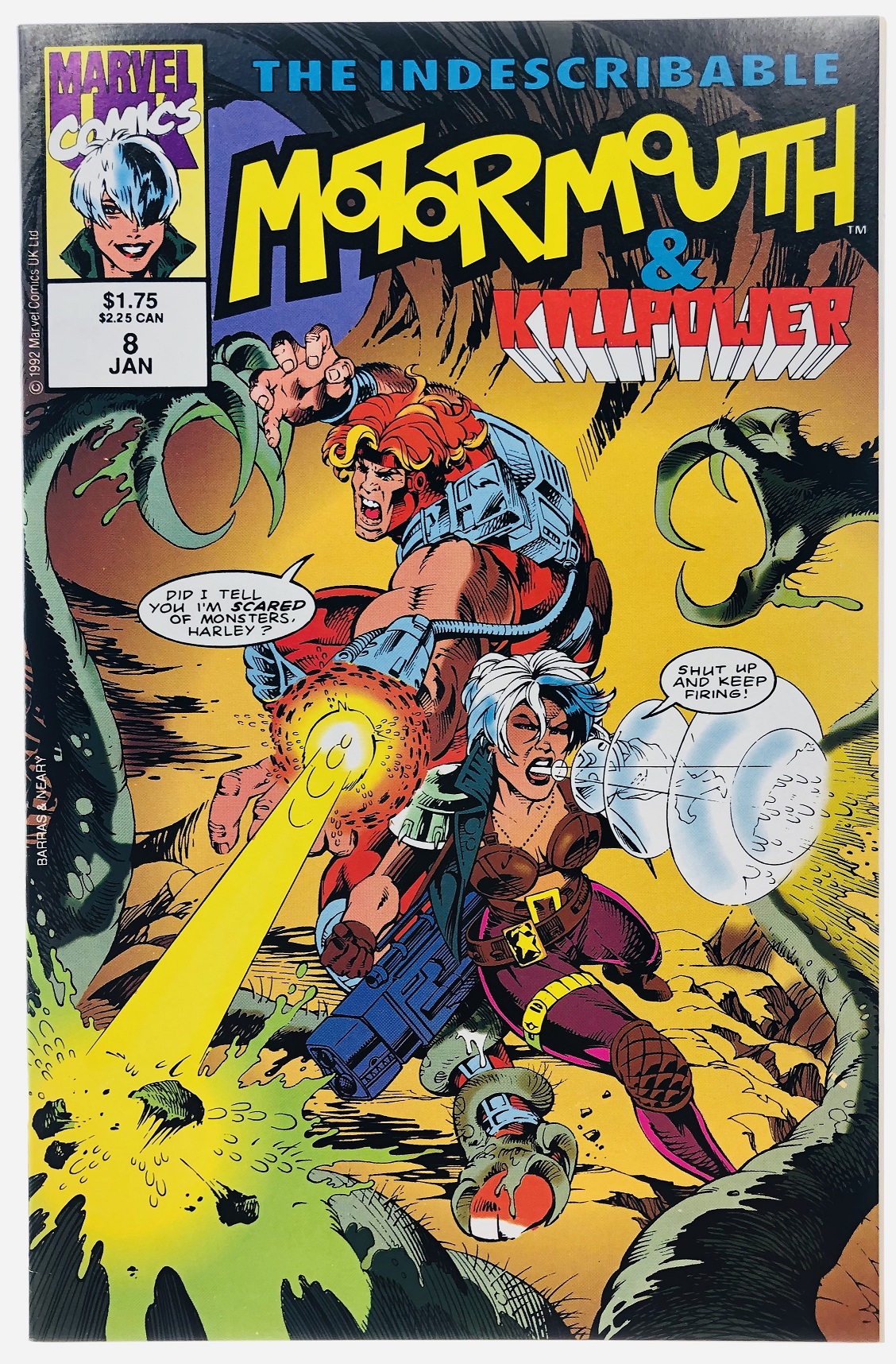 Motormouth 8 Published Jan 1993 by Marve l Original Comic Cartoons ...