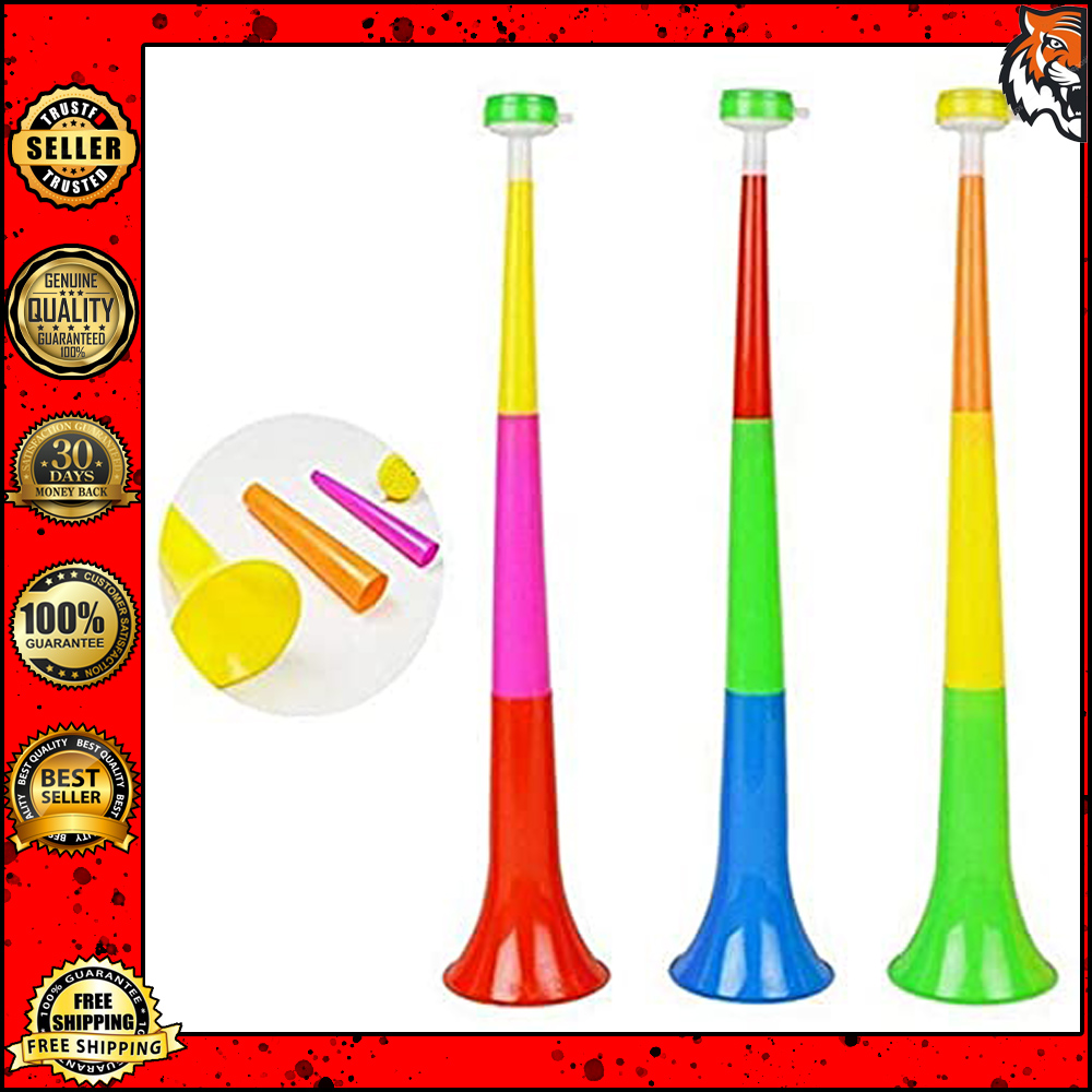 Original 5layers loud plastic trumpet party horn single mahaba torotot ...