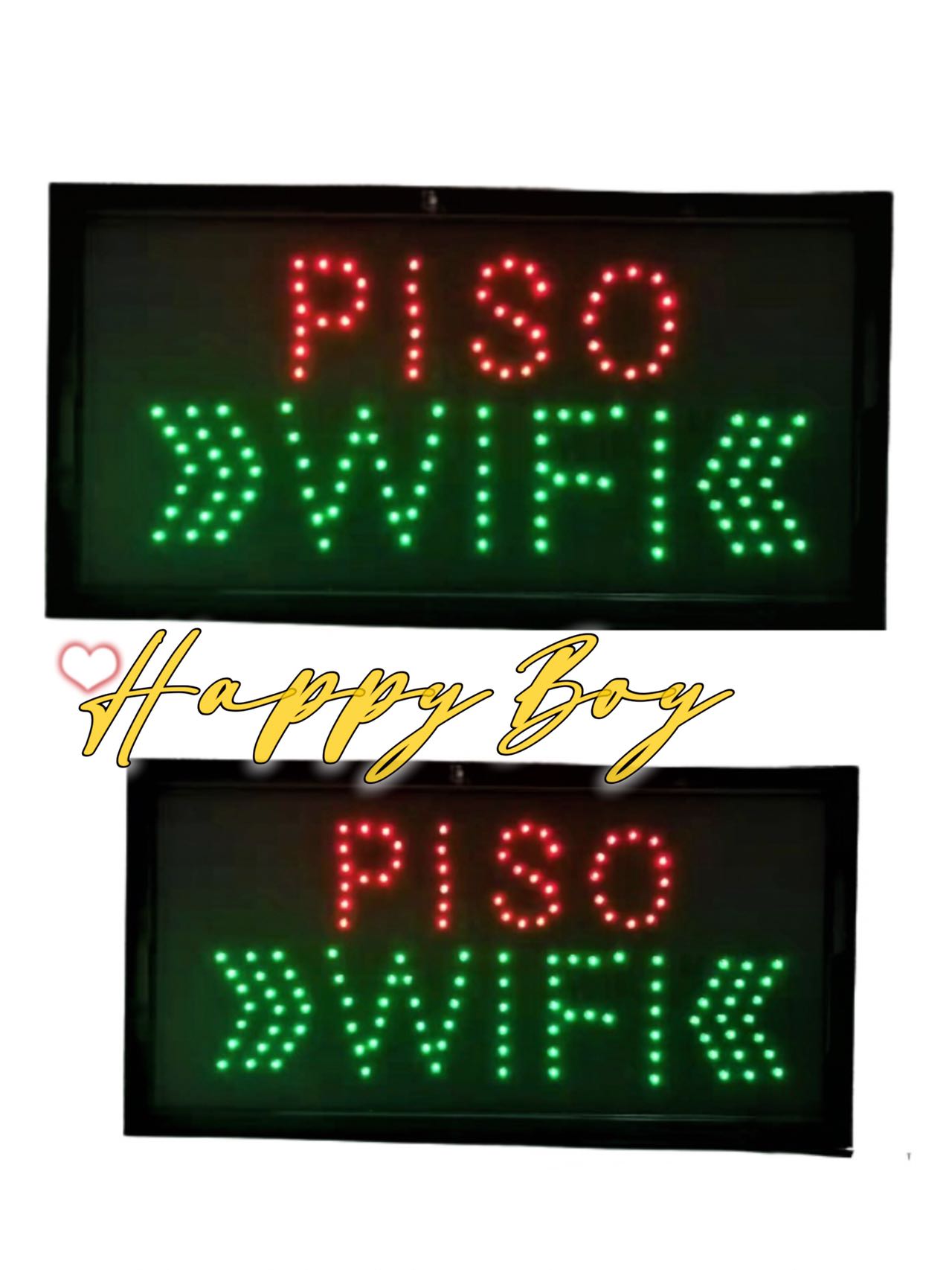 LED SIGNAGE PISO WiFi led light [tested before ship out] | Lazada PH