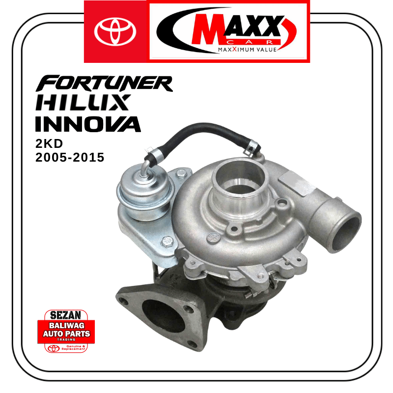MAXX TURBO CHARGER SUB-ASSEMBLY TOYOTA INNOVA FORTUNER HILUX 2KD 2005 ...