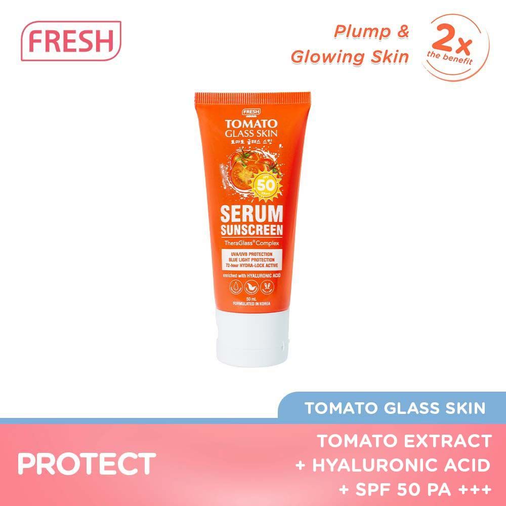 【Local Stock】 Fresh Skinlab Tomato Glass Skin Sreum Sunscreen 50 ml ...