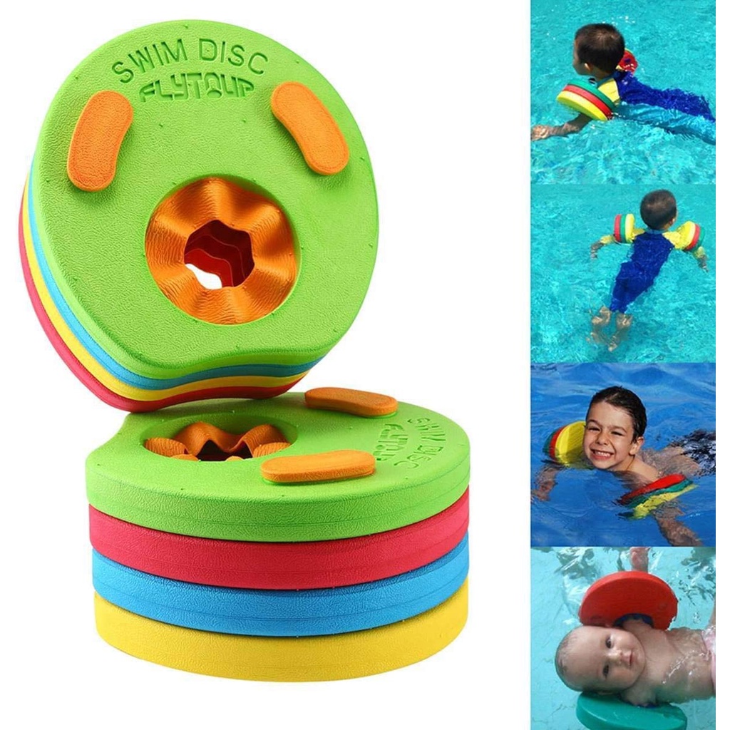 Kids Arm Float Discs, Swim Float Colorful Discs EVA Armbands Floating ...