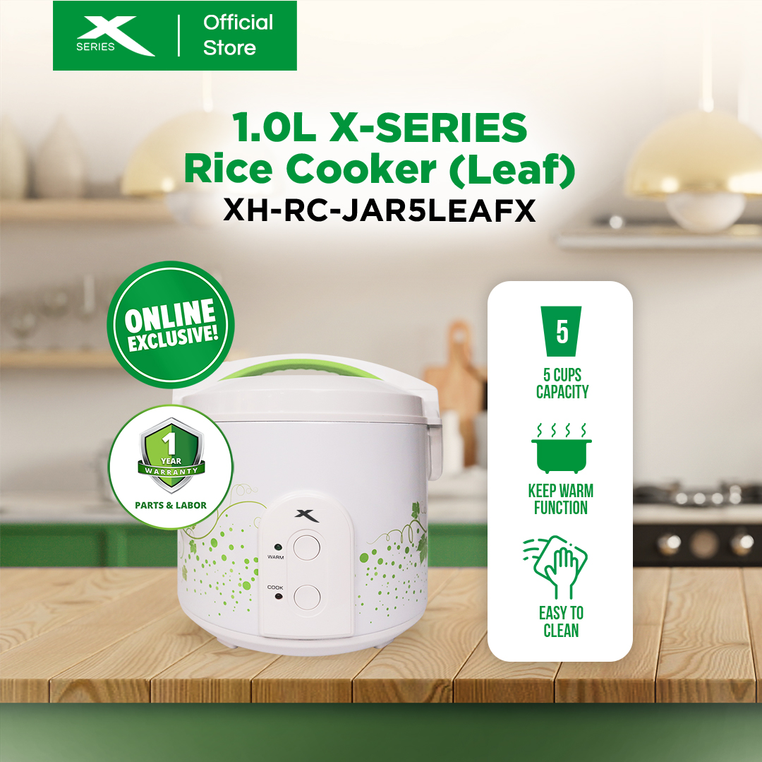 X-SERIES 1L Rice Cooker Multi-cooker 5 Cups Capacity Non-stick Coating ...