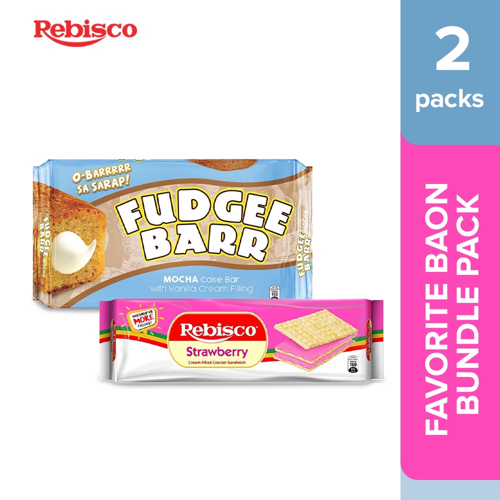 Favorite Baon Bundle Pack - Fudgee Barr Mocha + Rebisco Strawberry ...