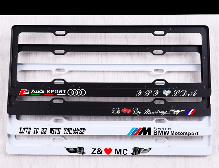 X1x3X4x5X6 license plate side frame 3 series 5 series 1 series 7 series ...