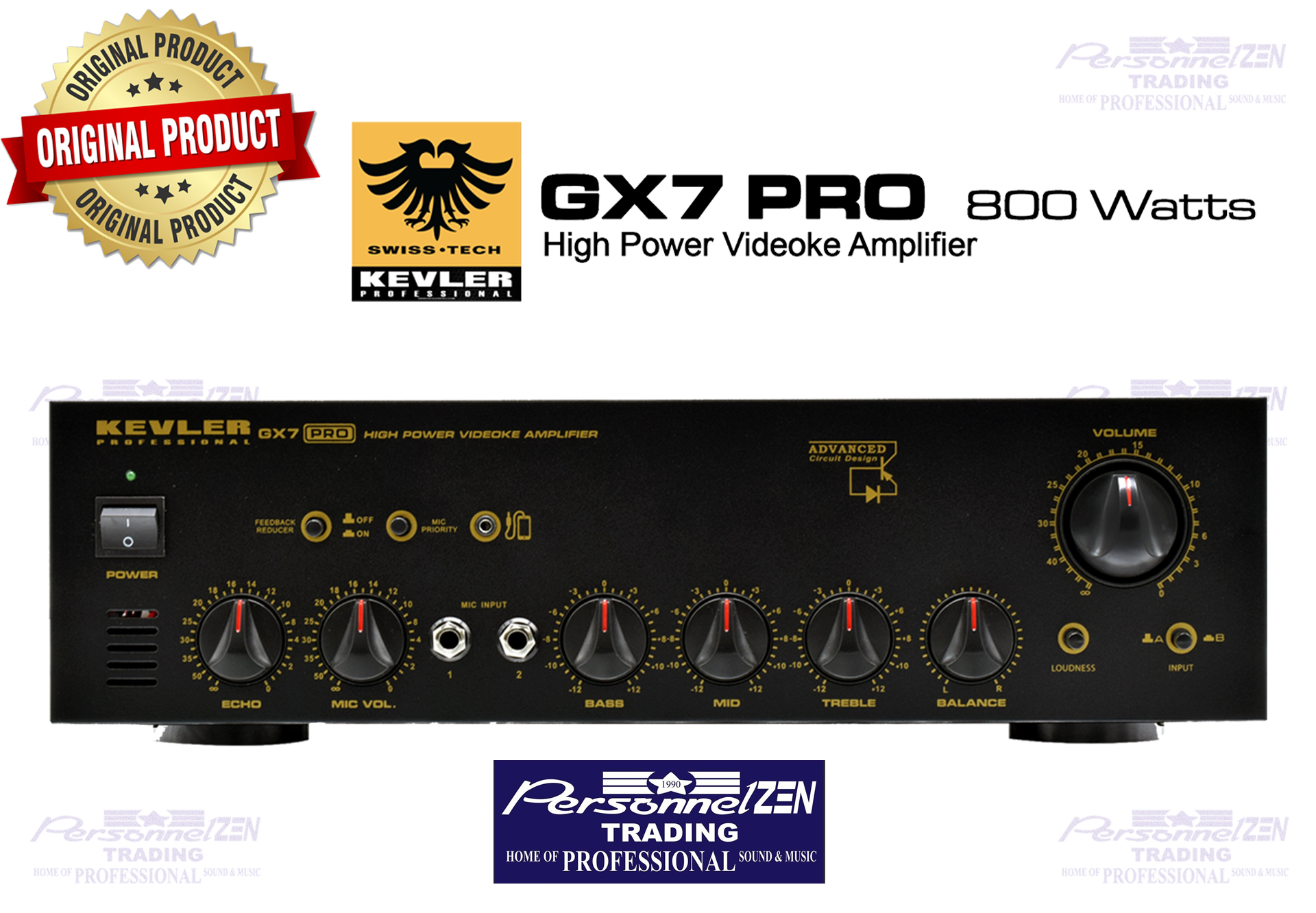 KEVLER GX7 PRO (ORIGINAL) 800W Karaoke Amplifier | Lazada PH