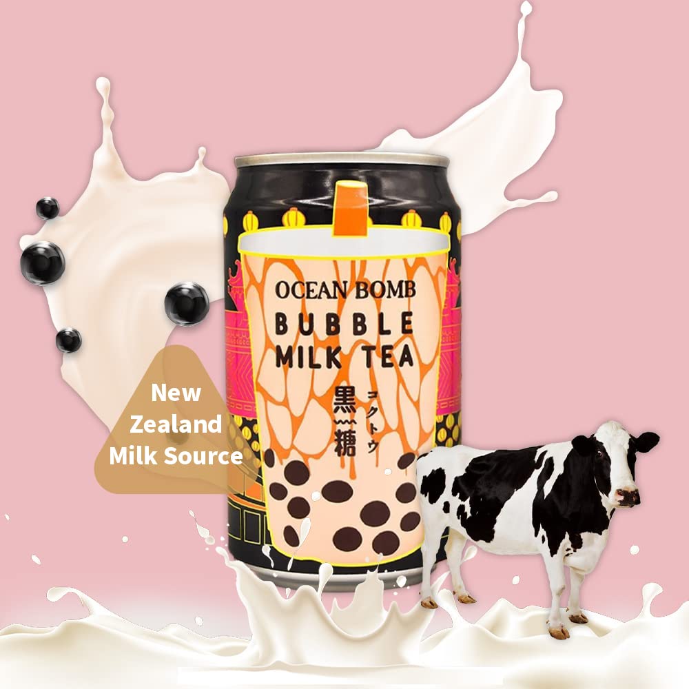 Ocean Bomb Bubble Milk Tea Brown Sugar, 315ml Tjin's Toko, 40% OFF
