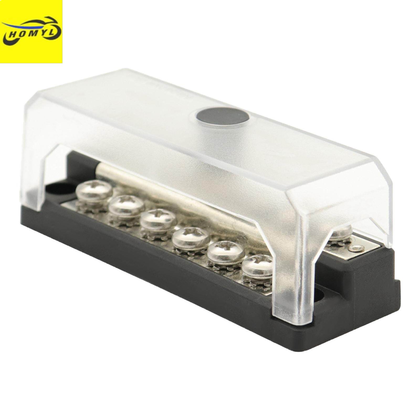 Homyl 12 Unit Negative Bus Bar 100 Amp 32V for RV Marine Boat Trailer ...