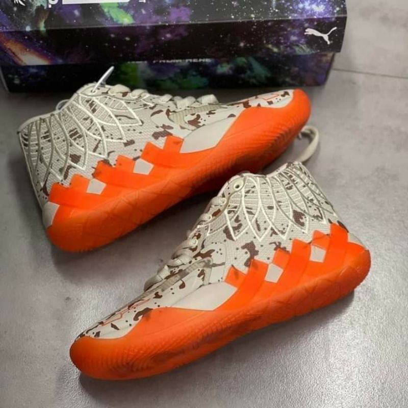 Puma lamelo ball cutter melo rick and morty basket ball shoes 2022 for ...